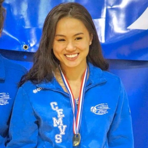 Maxine Esteban of class 2018 received Bronze medal in the Championnat ...