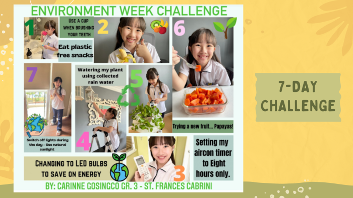 Environmental Awareness Week: “Reimagine, Recreate and Restore ...